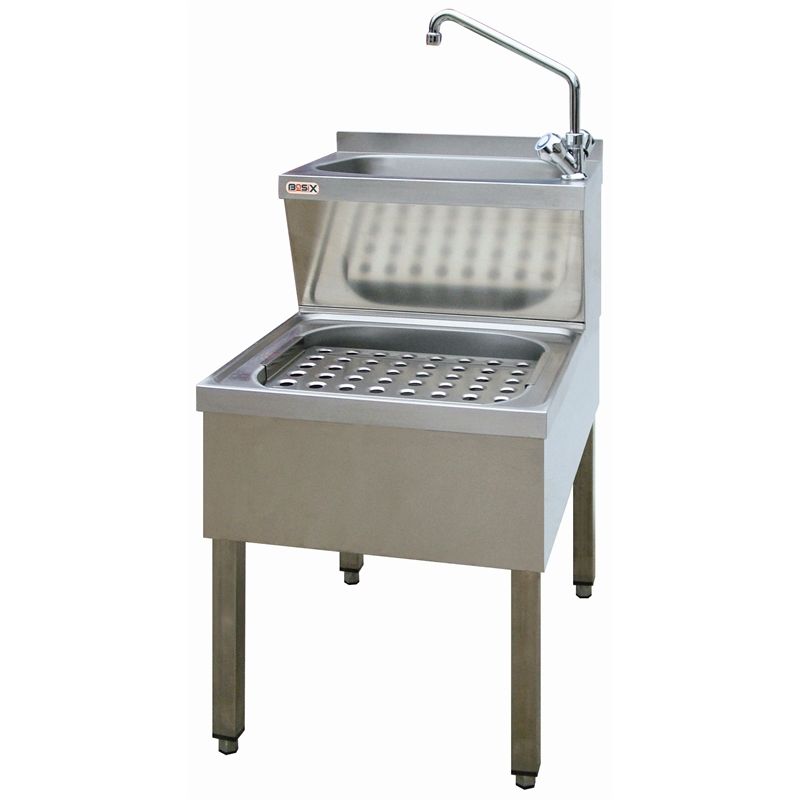Mechline BasiX 600mm Janitorial Sink With Monobloc Mixer Tap – Grease ...
